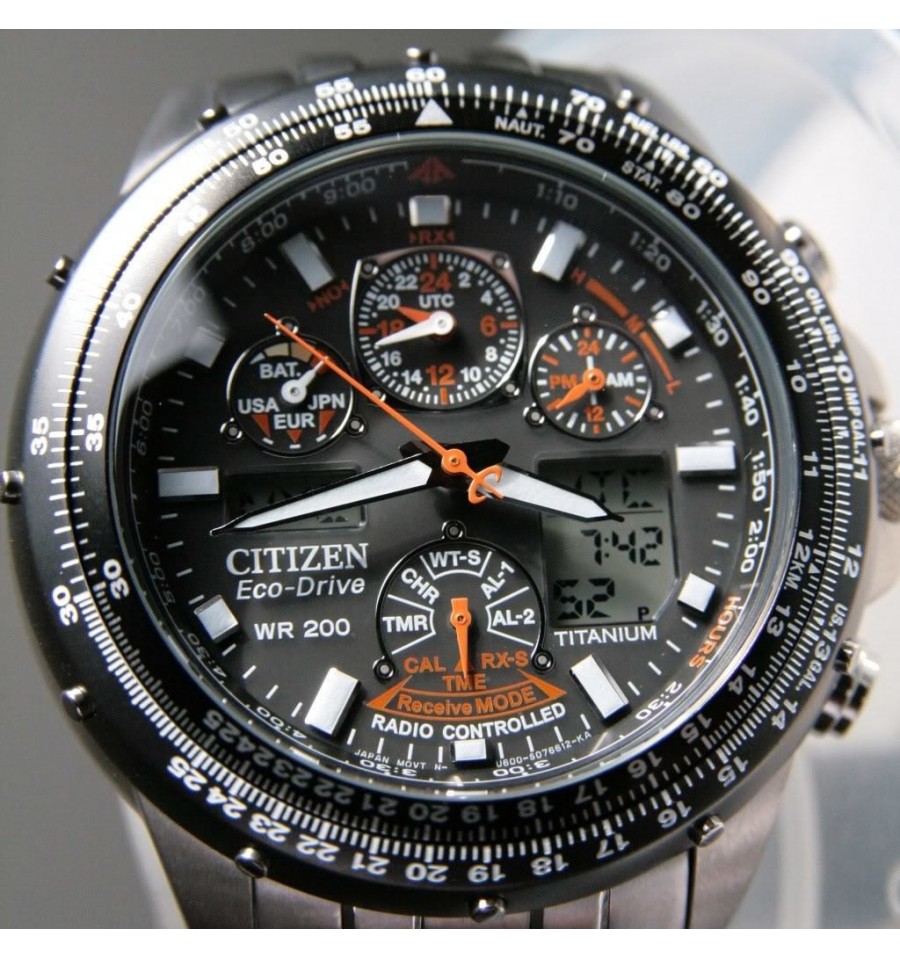 Ceas de mana barbati Citizen Atomic Skyhawk A-T JY0010-50E