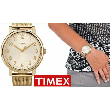 Ceas auriu Timex Originals T2N598